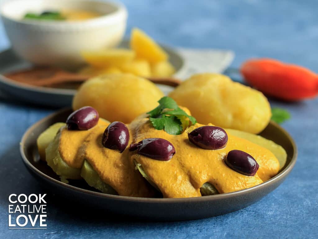 Potatoes with Huancaina Sauce Recipe - Cook Eat Live Love