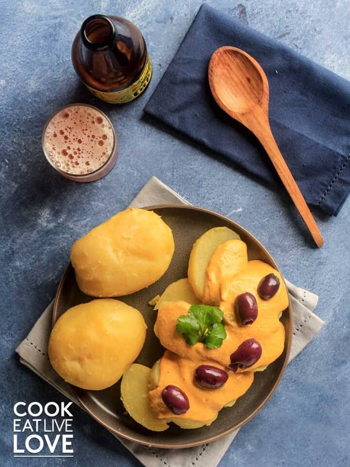 Potatoes with Huancaina Sauce Recipe - Cook Eat Live Love