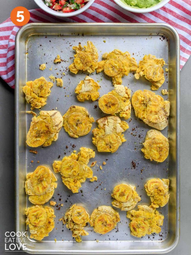 Crispy Baked Tostones - Cook Eat Live Love