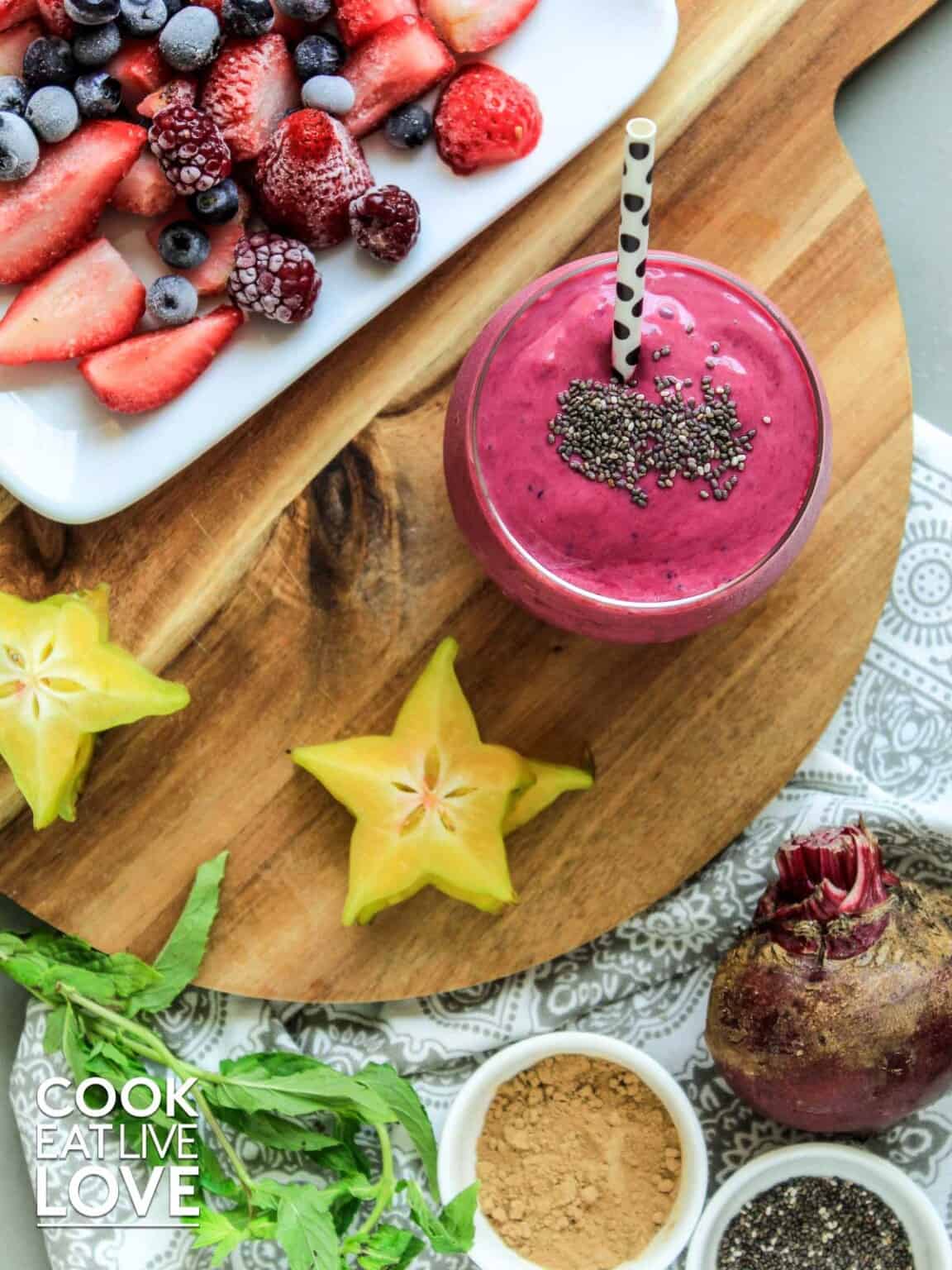 Quick Superfood Smoothie with Camu Camu Powder - Cook Eat Live Love