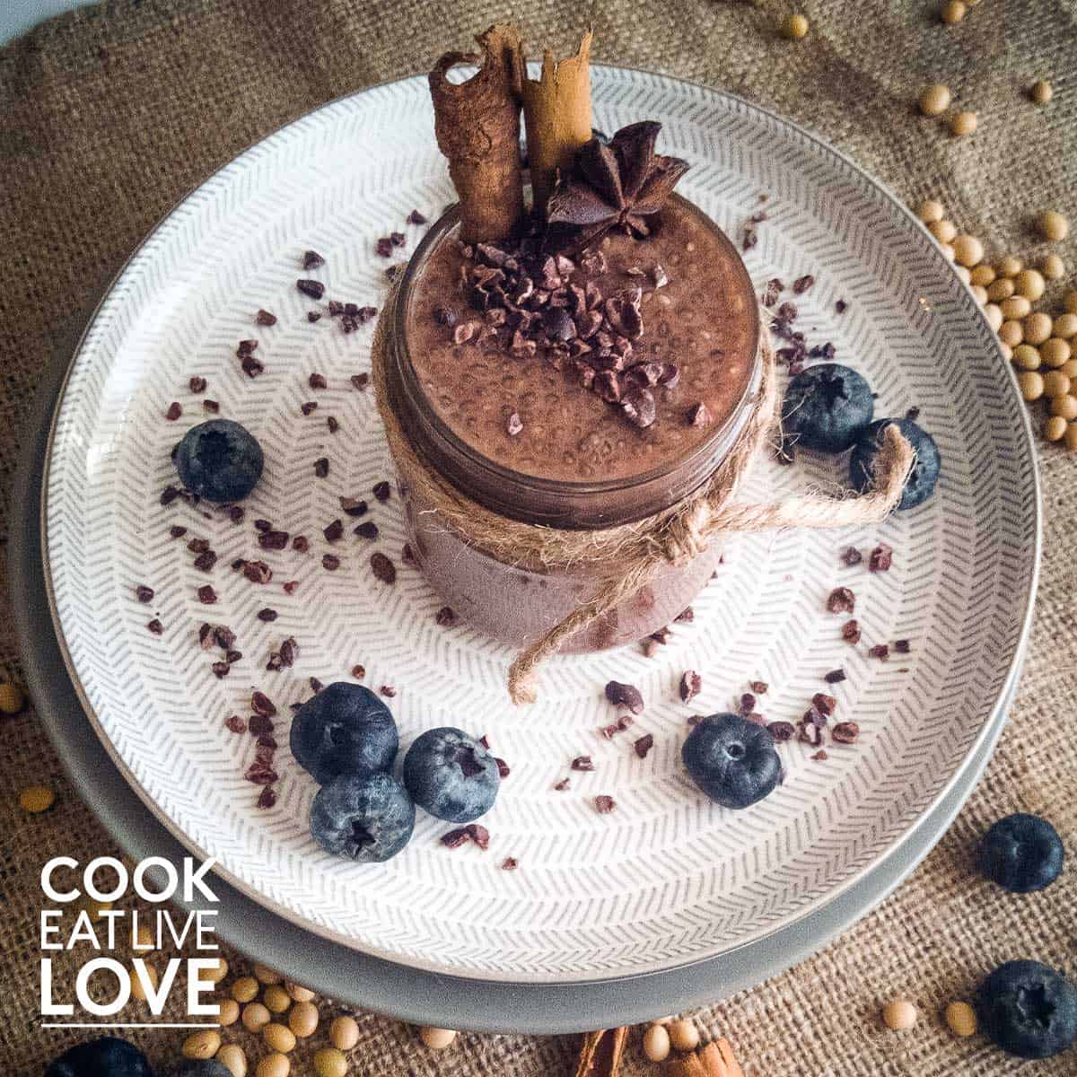 Cinnamon Chili Cacao Chia Pudding - Cook Eat Live Love