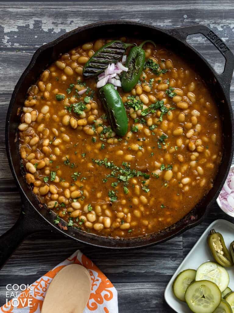 Easy One Pot Vegan Baked Beans Recipe - Cook Eat Live Love