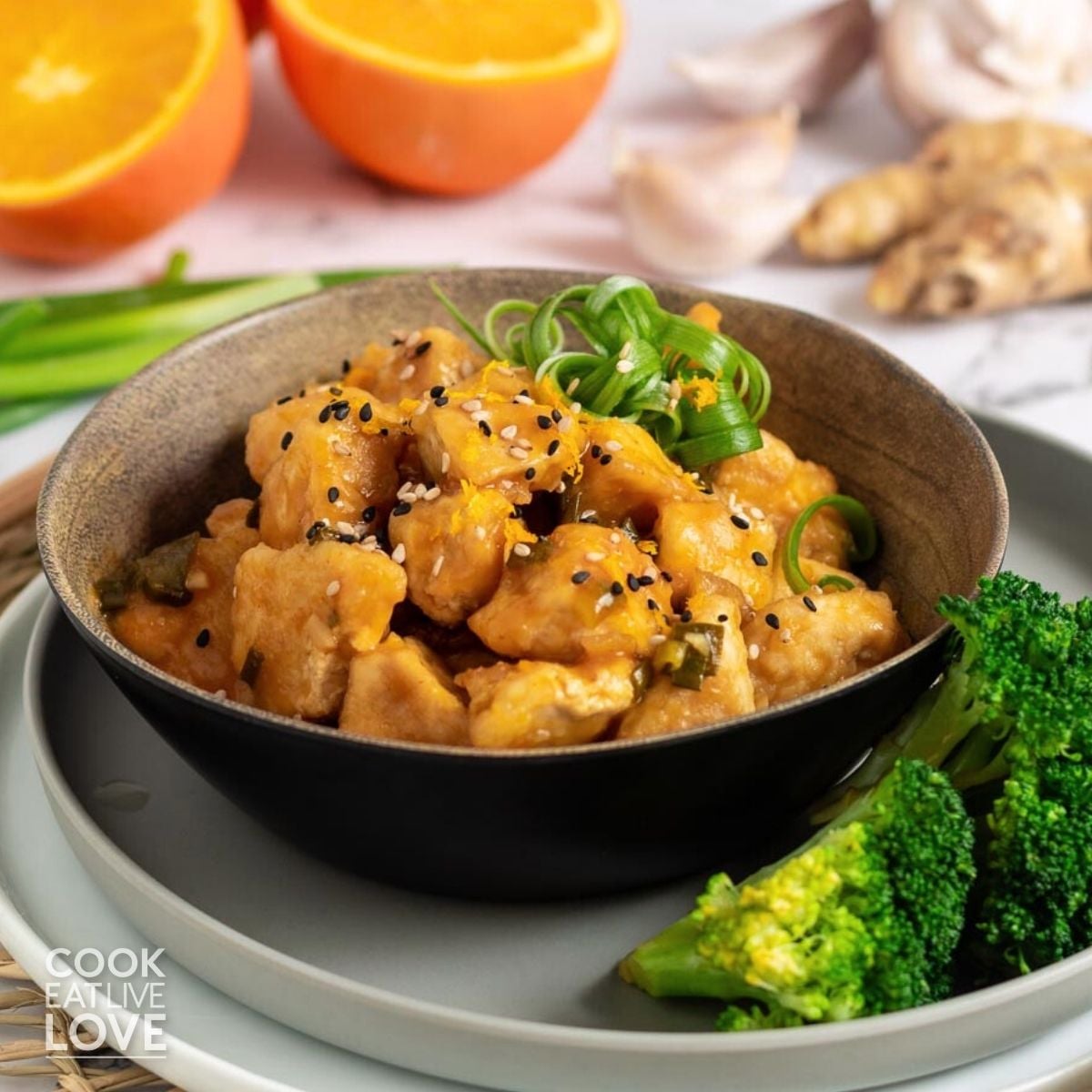 Easy Sticky Orange Tofu - Cook Eat Live Love