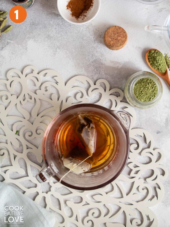 Matcha Chai Latte (Hot or Iced) - Cook Eat Live Love