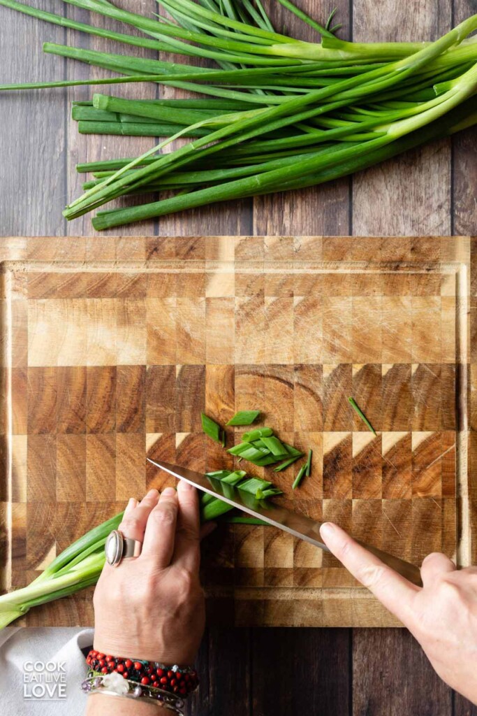 How to Cut Green Onions - Cook Eat Live Love