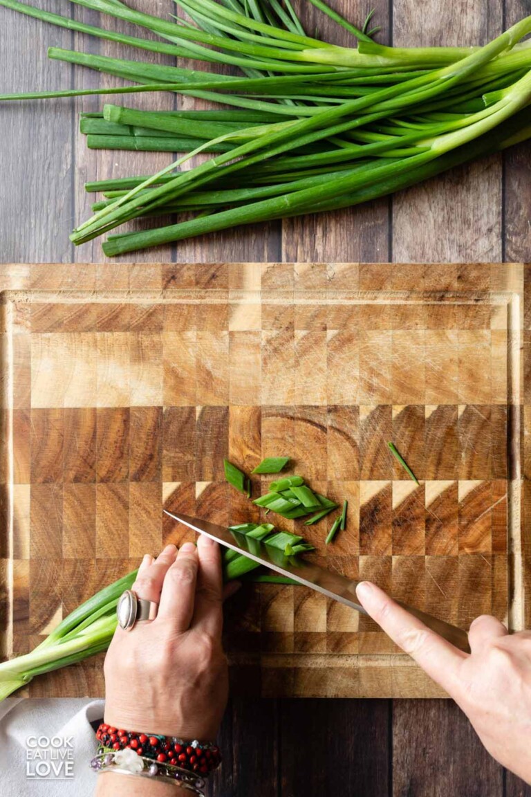 How to Cut Green Onions - Cook Eat Live Love