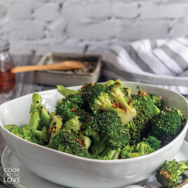 Easy Steamed Asian Broccoli - Cook Eat Live Love