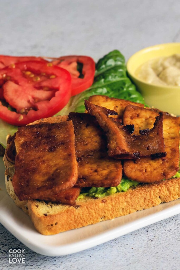 Smoky BLT Tofu Sandwich Recipe - Cook Eat Live Love