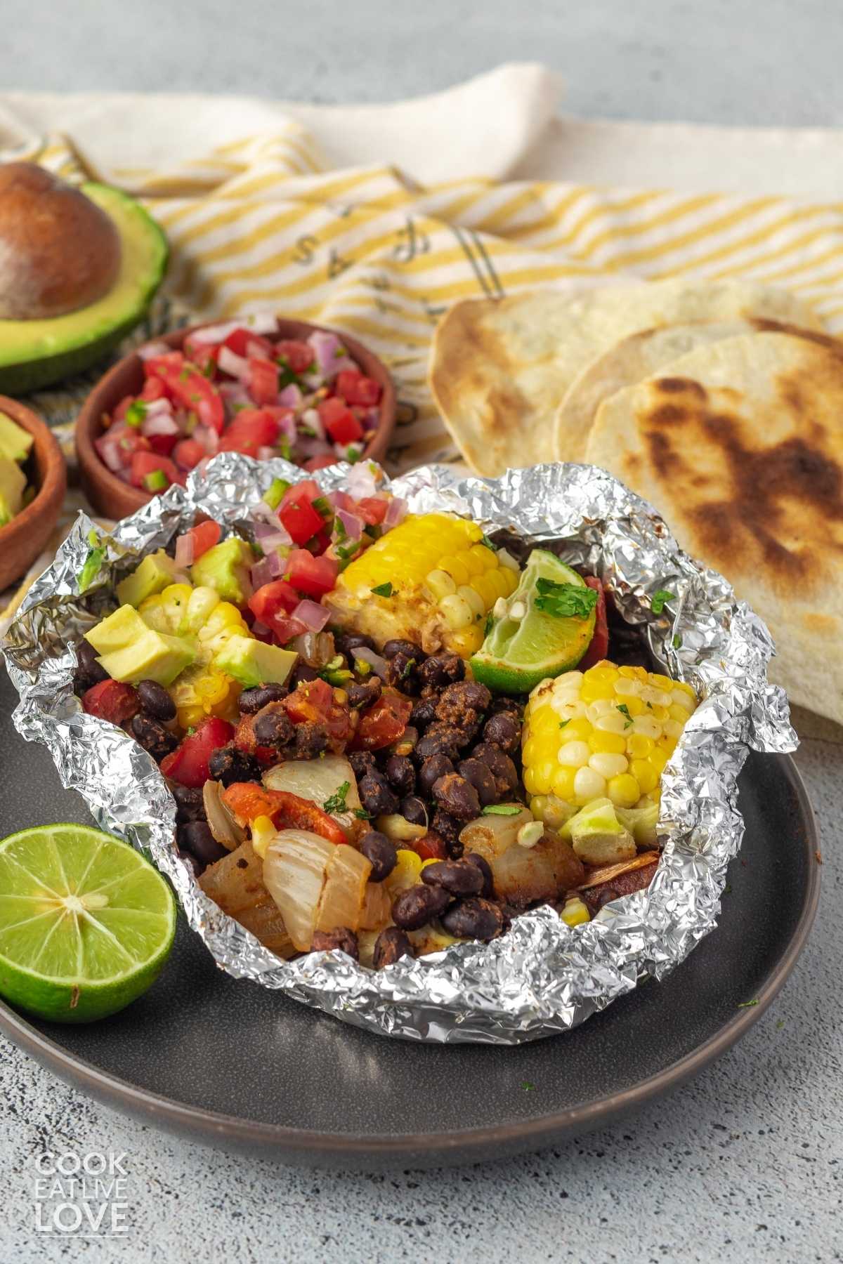 Grilled Veggie Foil Packets - Cook Eat Live Love