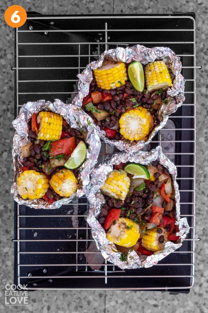 Grilled Veggie Foil Packets - Cook Eat Live Love