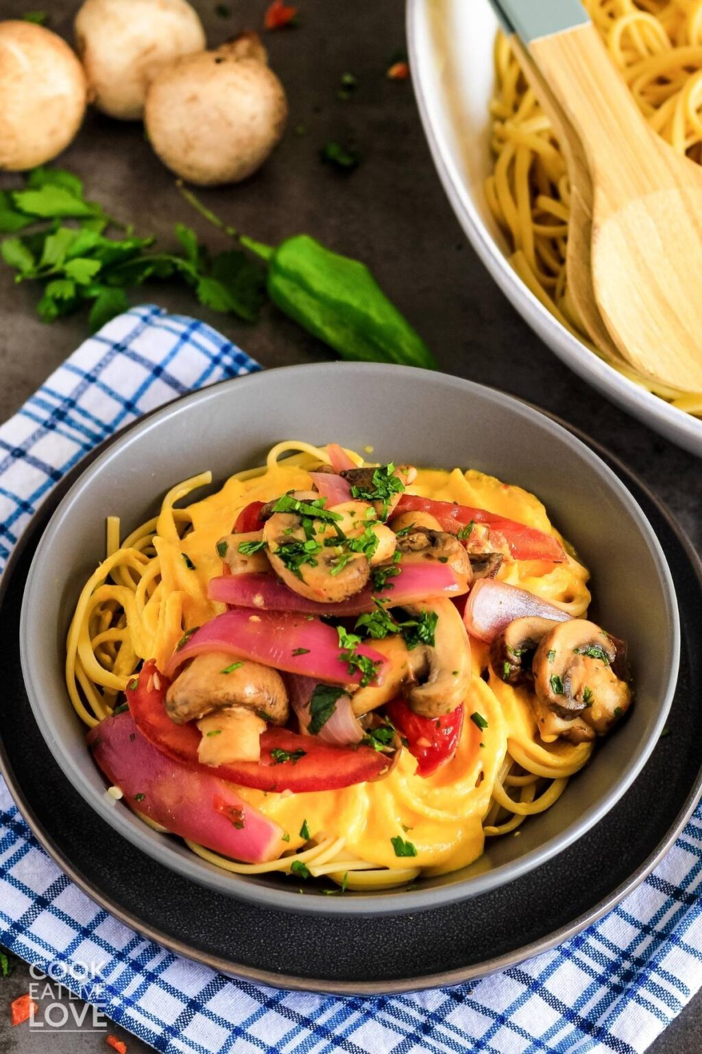 Tallarines a la Huancaina (Pasta Huancaina) - Cook Eat Live Love