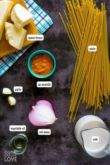 Tallarines a la Huancaina (Pasta Huancaina) - Cook Eat Live Love