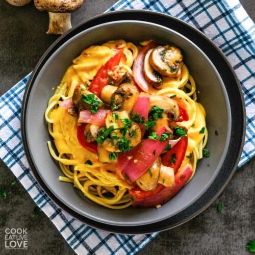 Tallarines a la Huancaina (Pasta Huancaina) - Cook Eat Live Love