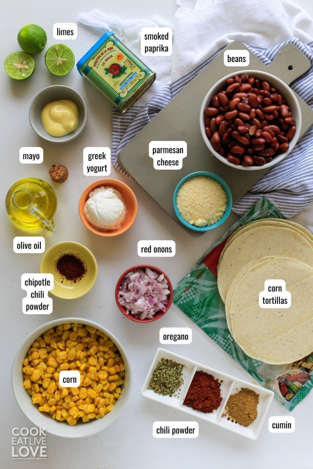 Easy Baked Vegetarian Tostadas - Cook Eat Live Love