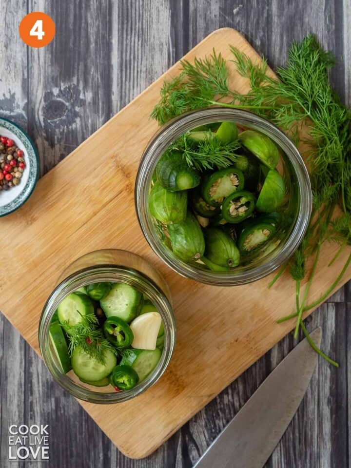 Easy Refrigerator Dill Pickles Recipe (Small Batch) - Cook Eat Live Love