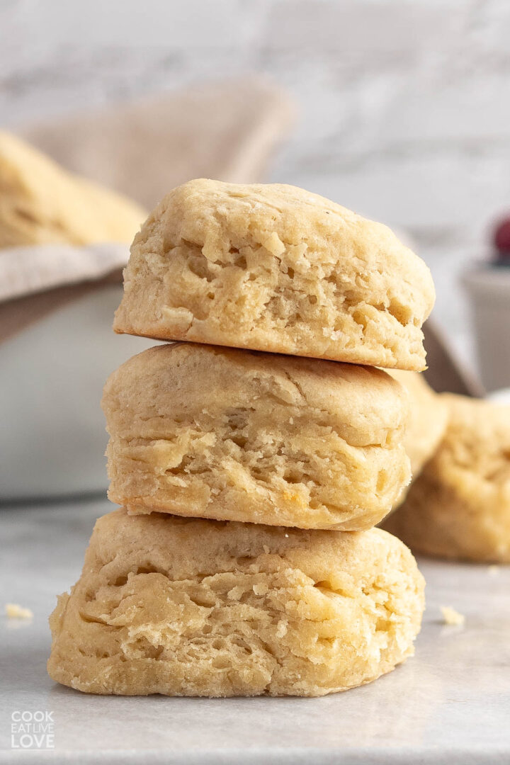 Flaky Dairy-Free Biscuits - Cook Eat Live Love