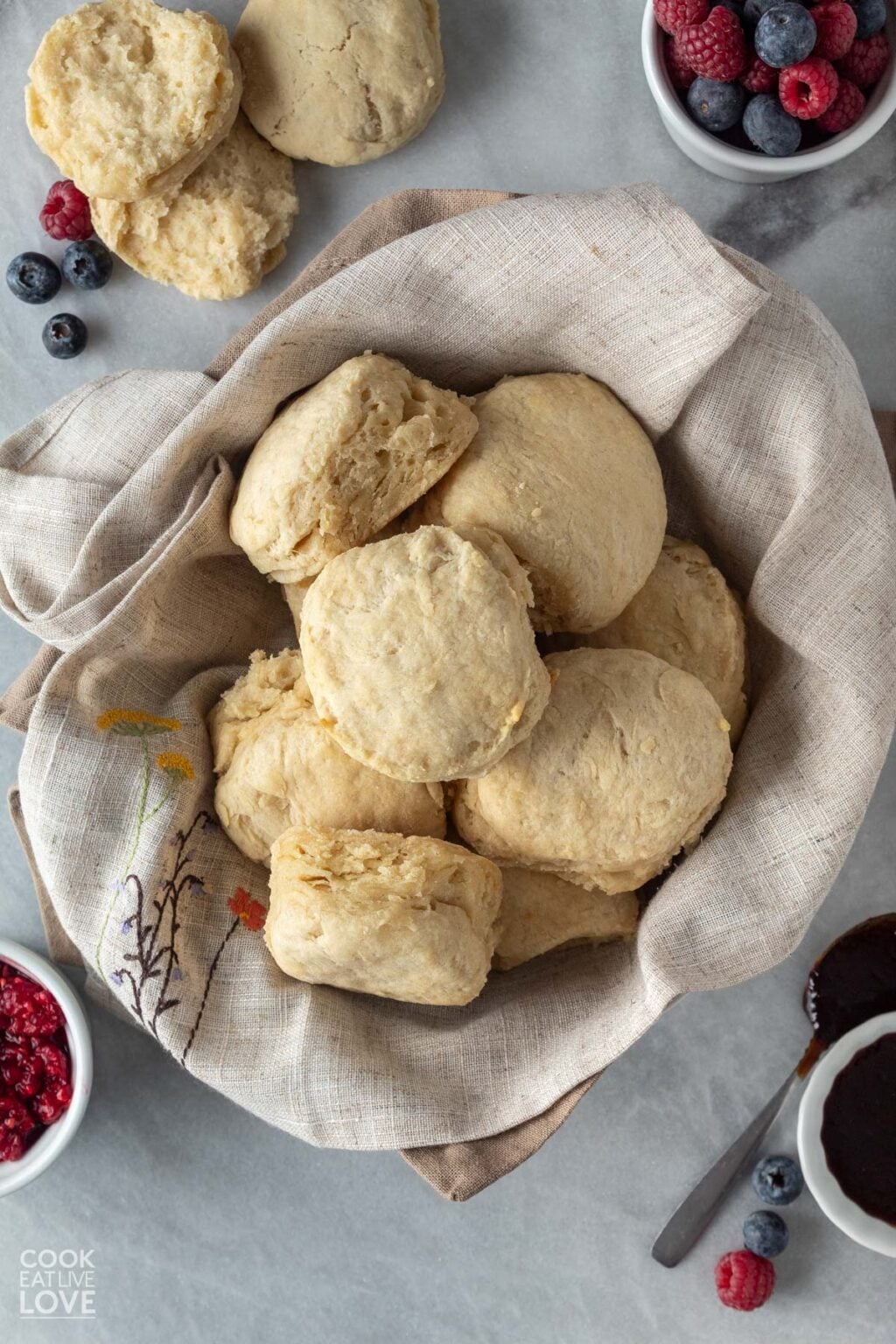 Flaky Dairy-Free Biscuits - Cook Eat Live Love