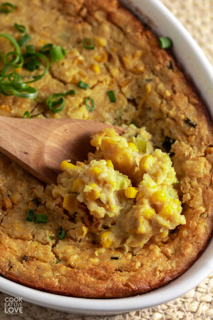 Vegan Corn Casserole - Cook Eat Live Love