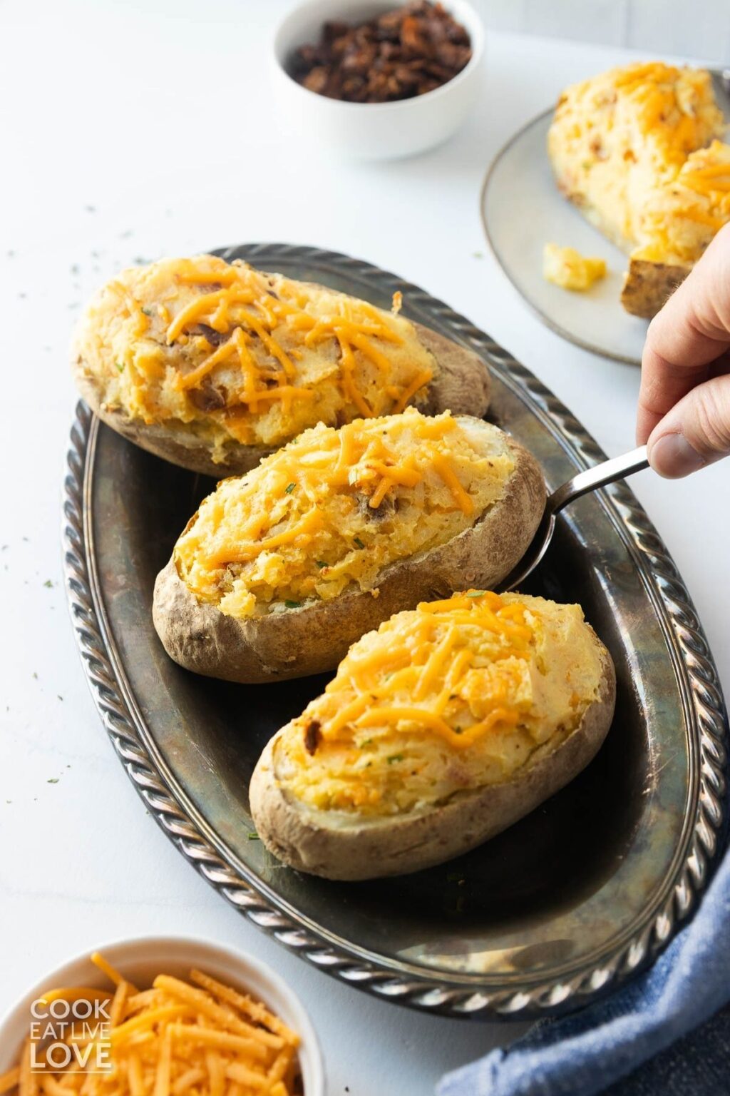 Vegan Twice-Baked Potatoes - Cook Eat Live Love